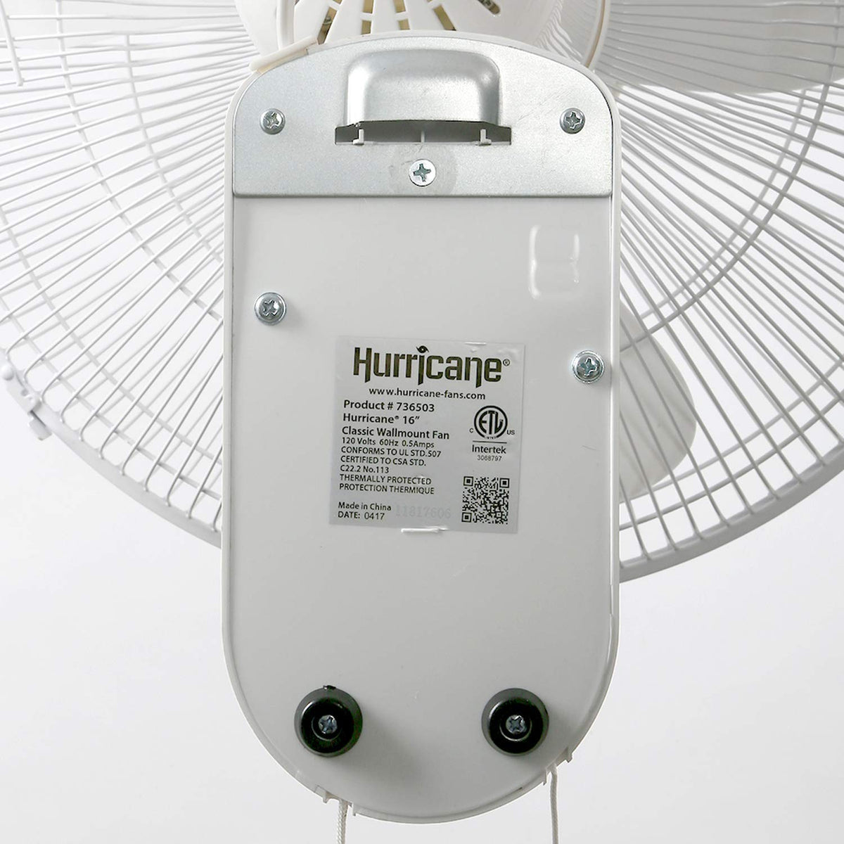 REBOX Hurricane® Classic Oscillating Wall Mount Fan 16" - HGC736503_RE ...